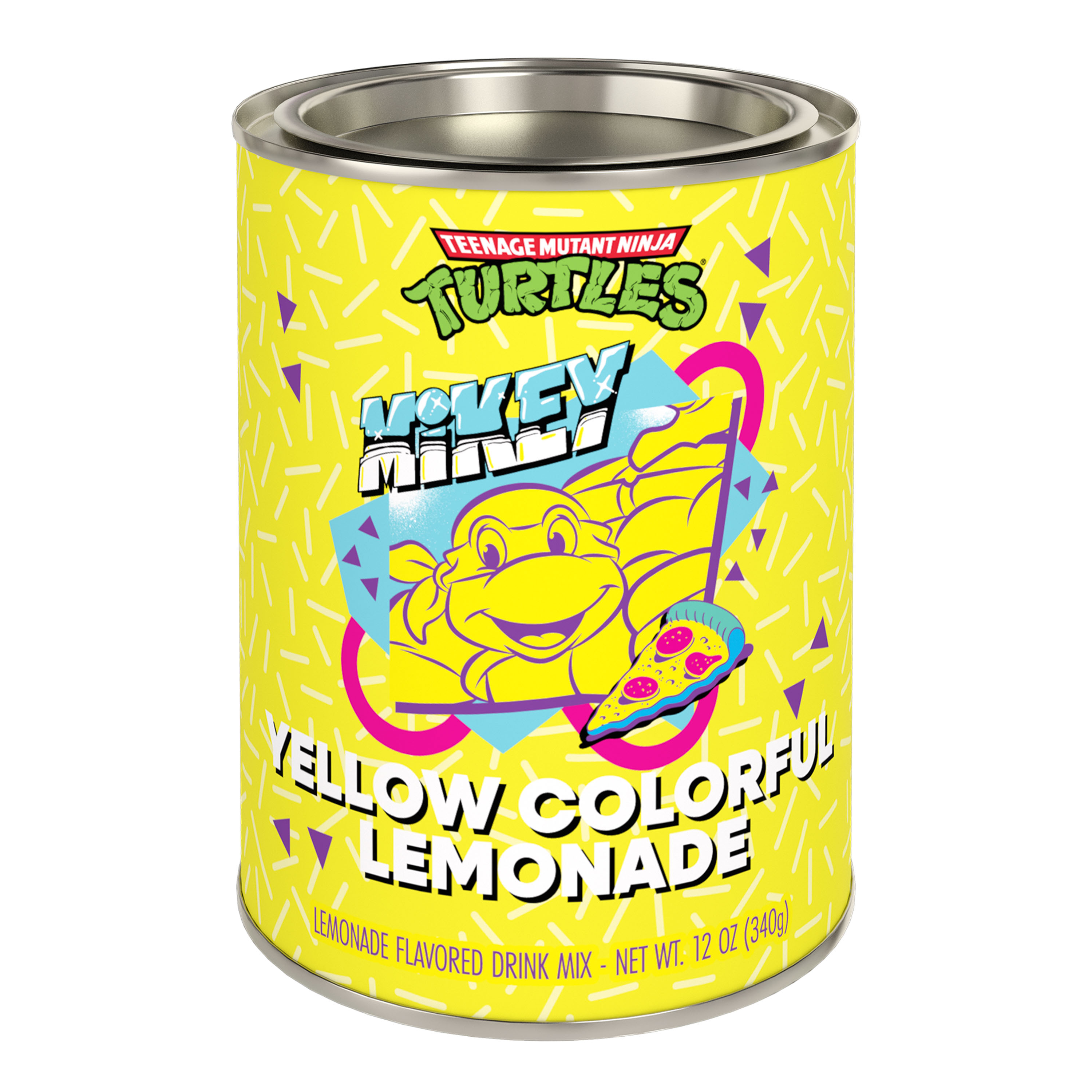 Teenage Mutant Ninja Turtles Mikey Yellow Lemonade Tin - World Market