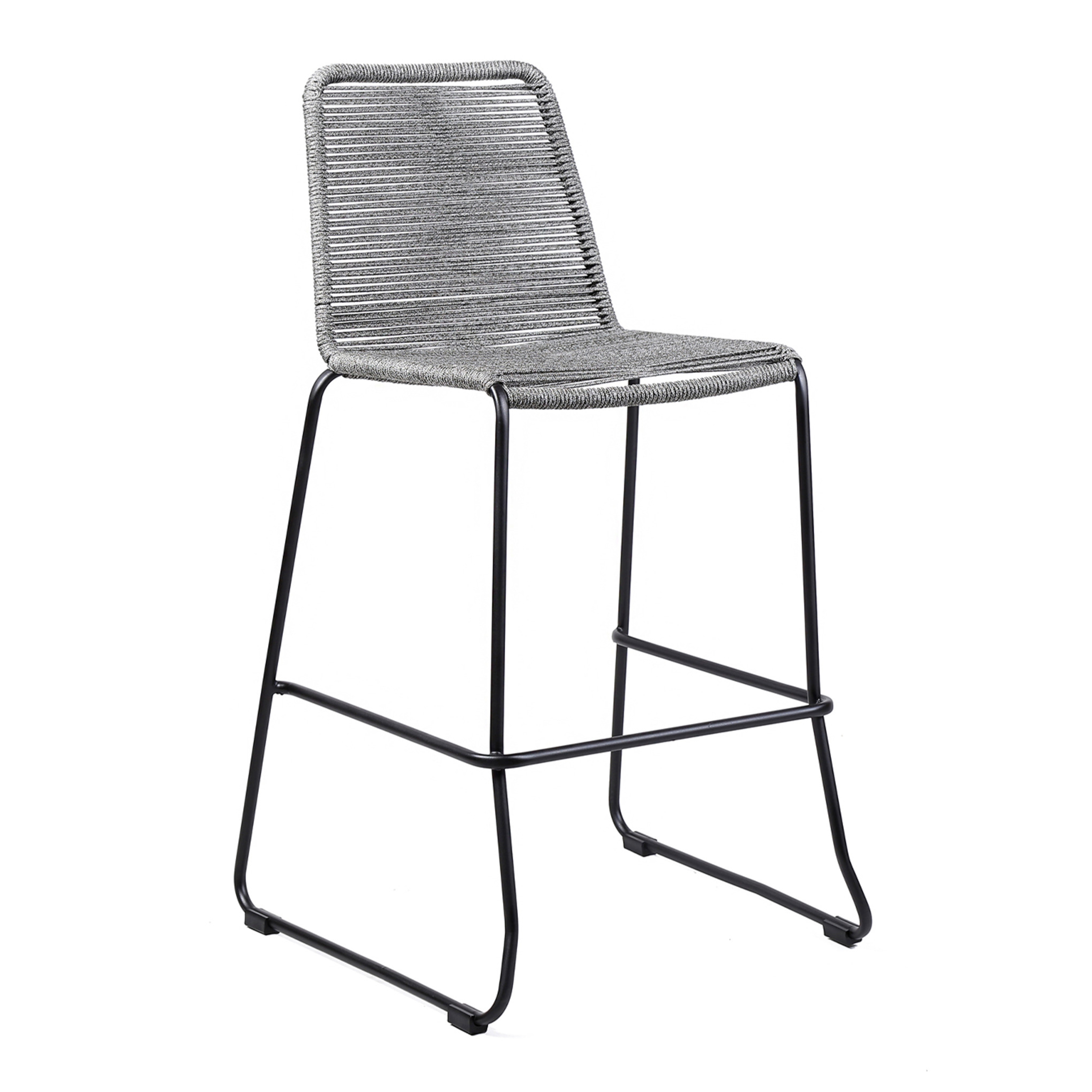 Palaos Rope and Steel Outdoor Counter Stool 2 Piece Set - World Market
