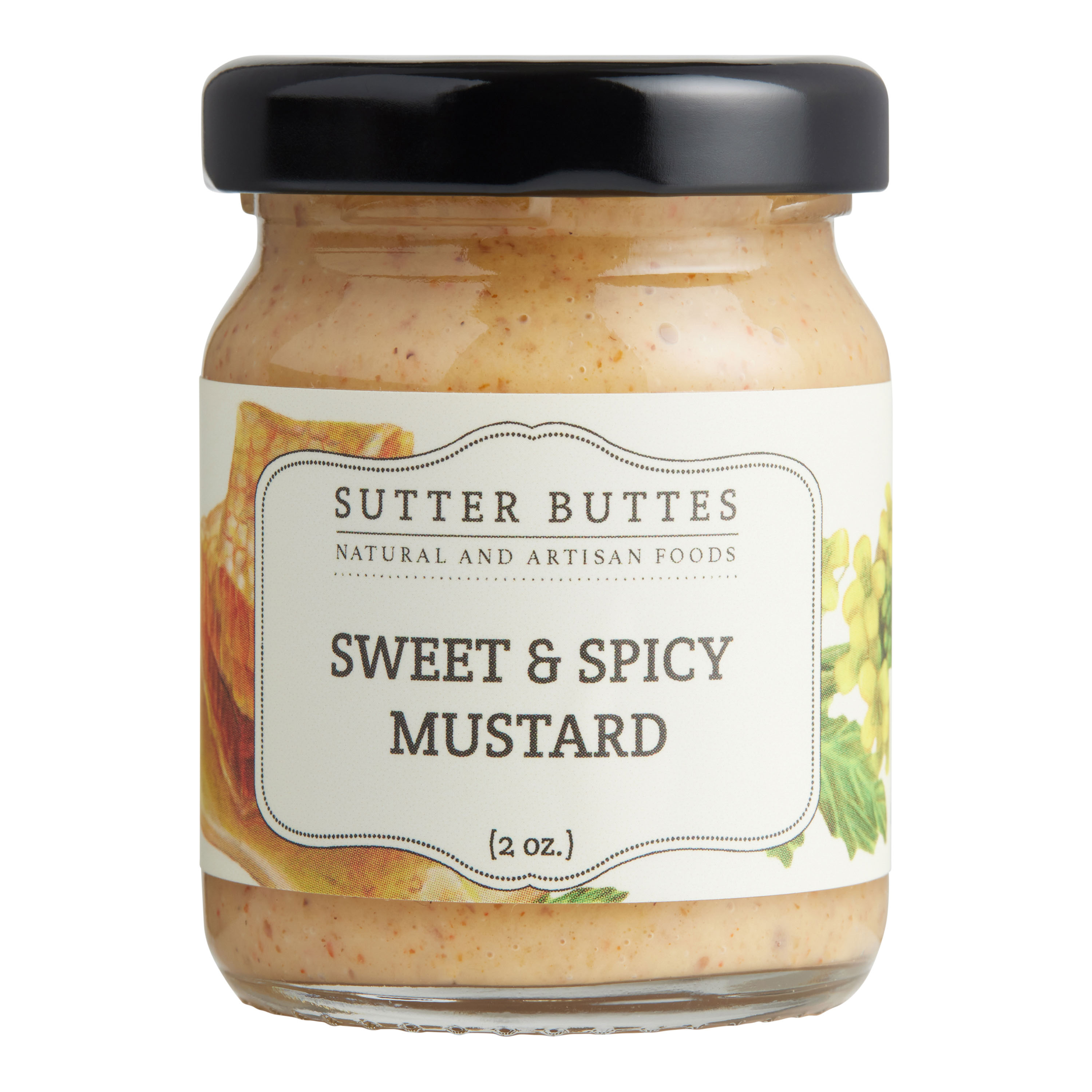 Sutter Buttes Mini Sweet and Spicy Mustard Jar - World Market