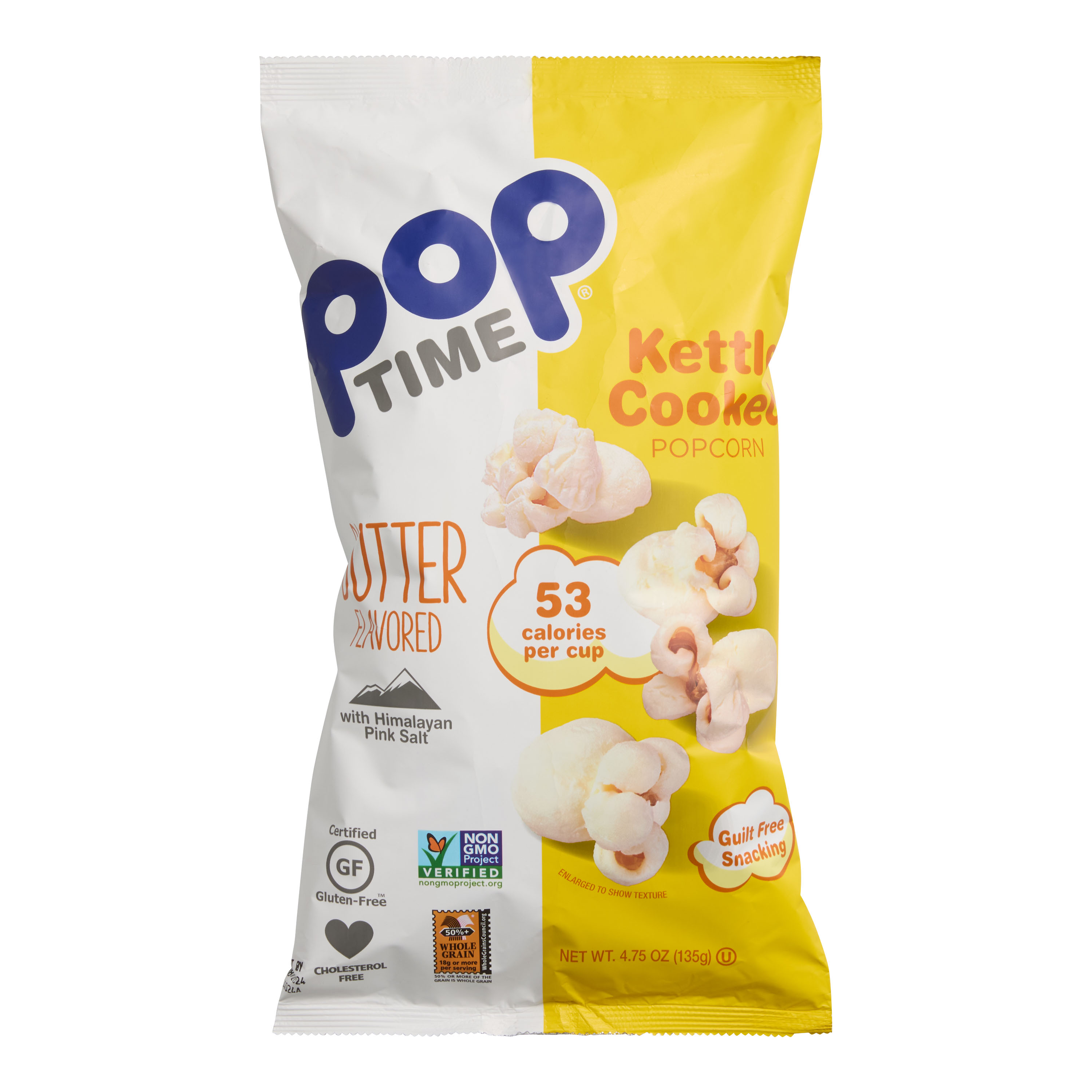 Poptime Butter Kettle Cooked Popcorn - World Market