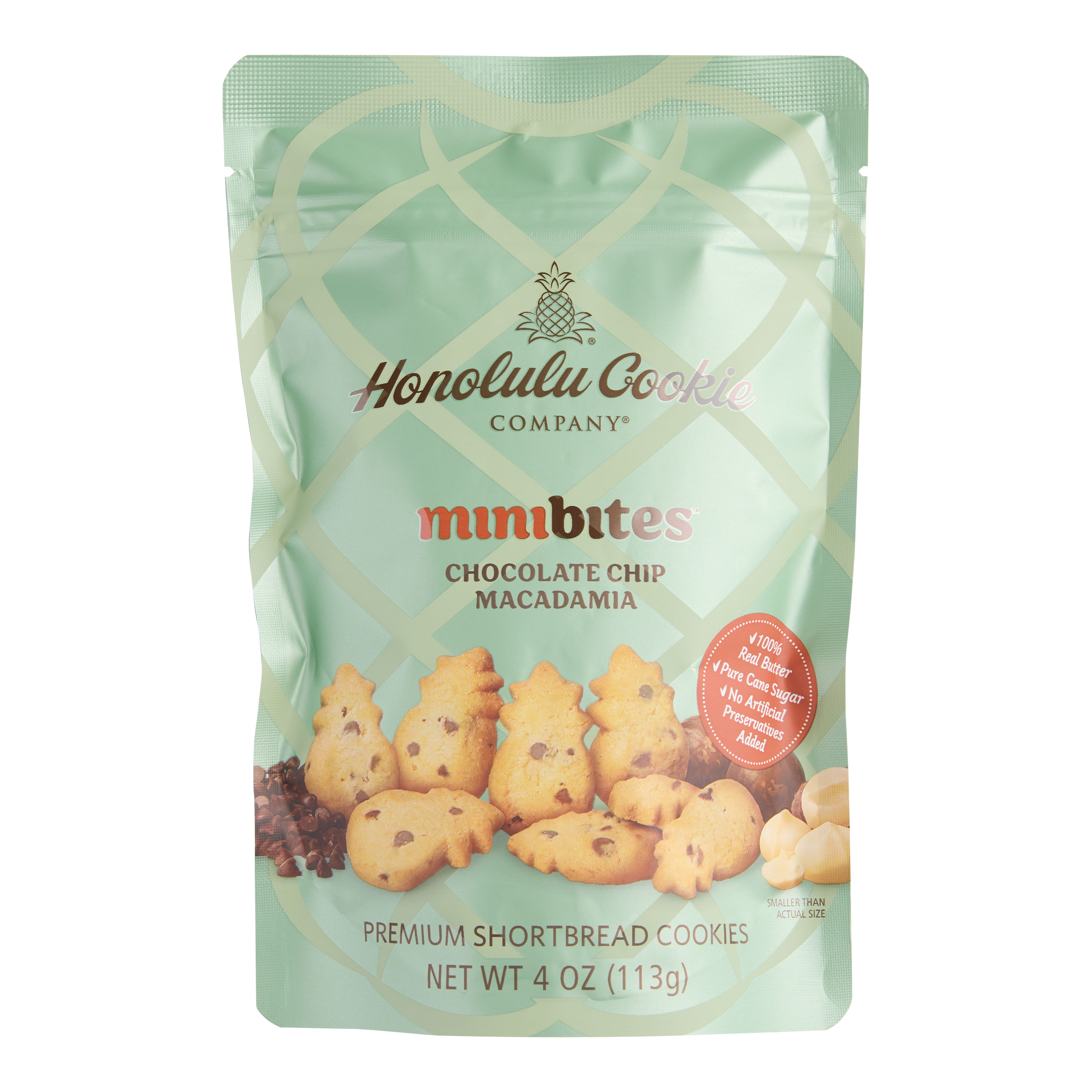 Honolulu Mini Chocolate Chip Macadamia Shortbread Cookies - World Market