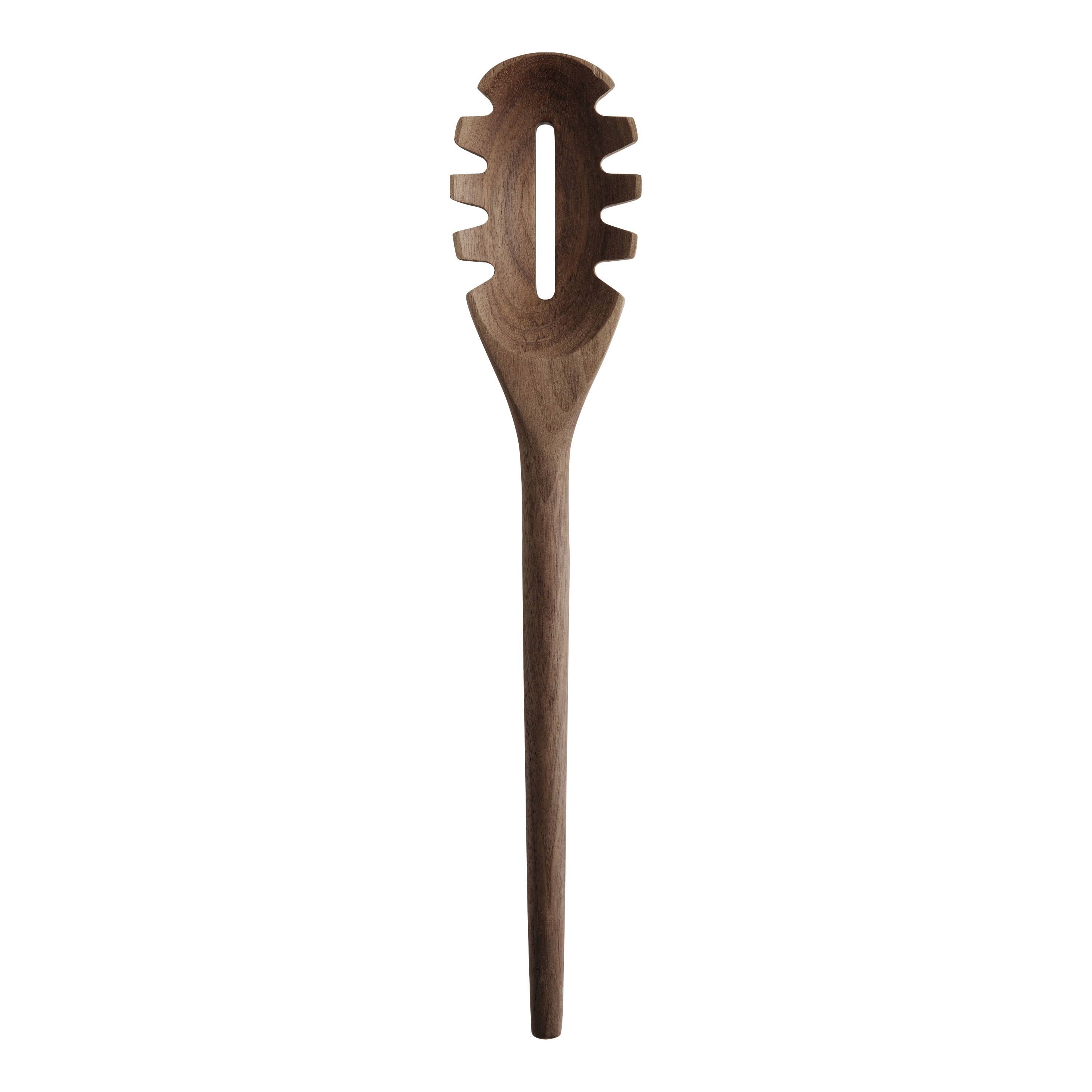Black Walnut Wood Pasta Server - World Market