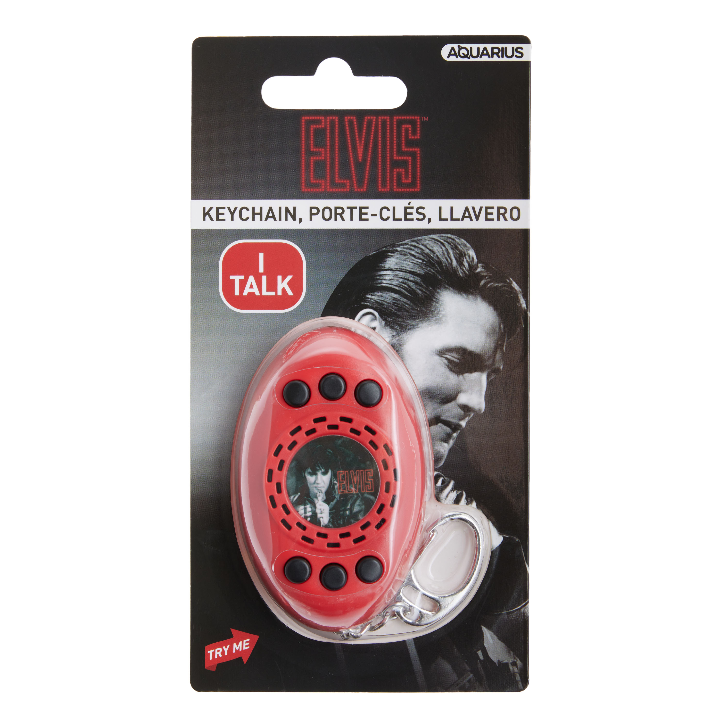 SQUAWKey Elvis Talking Keychain - World Market