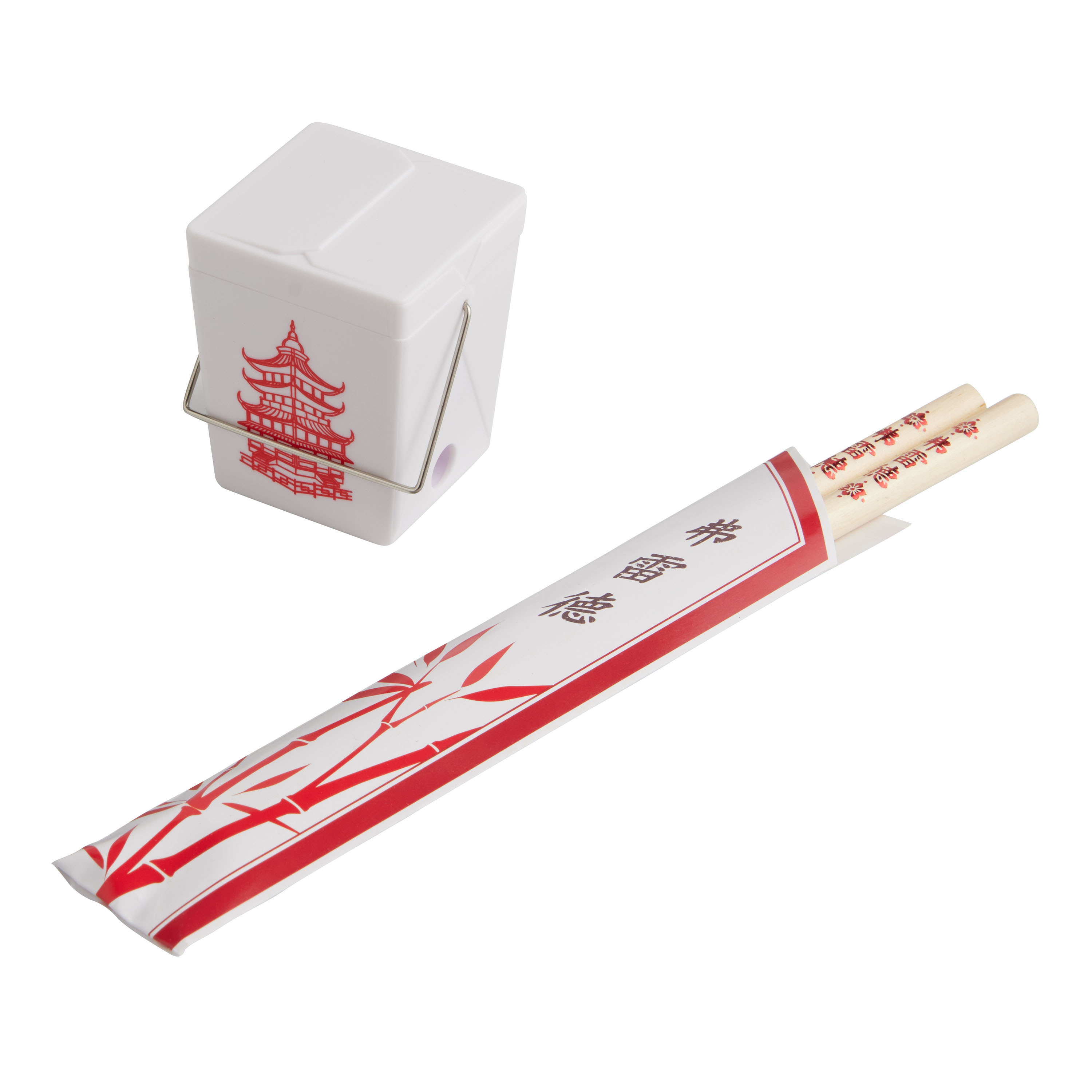 Fred Tso Sharp Chopstick Pencil and Sharpener Set - World Market