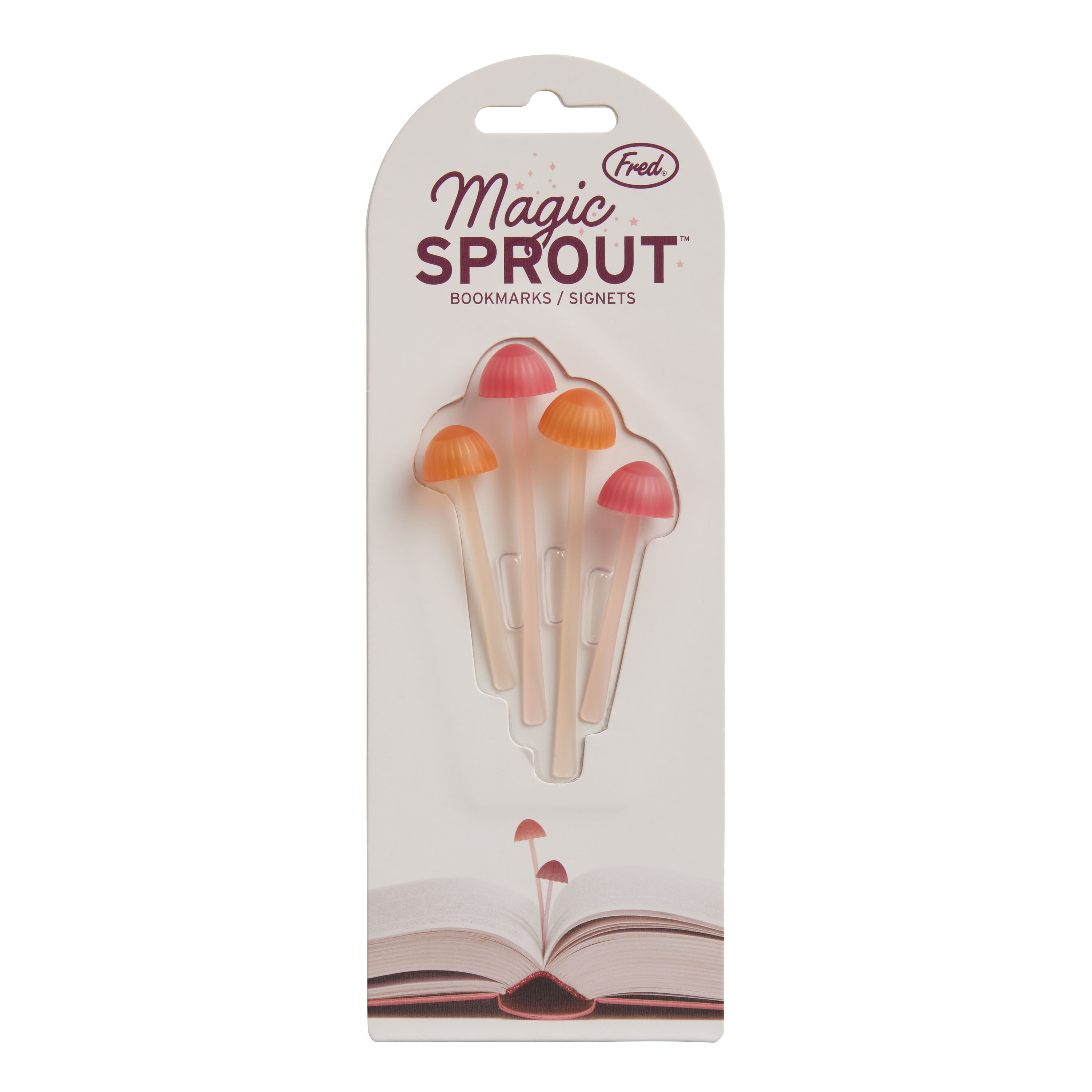 Fred Magic Sprout Mushroom Bookmarks 4 Count - World Market