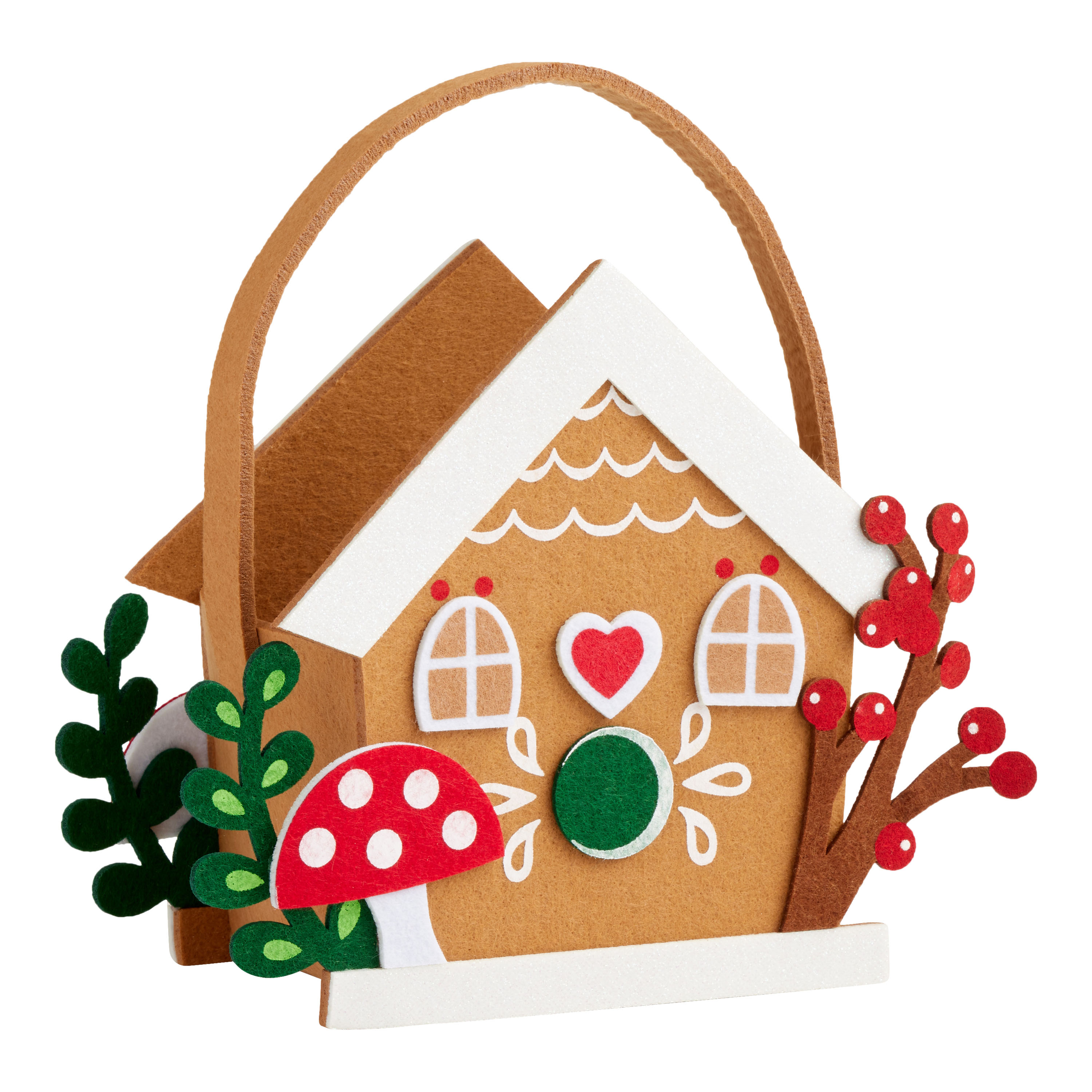 Felt Gingerbread House Gift Basket - World Market