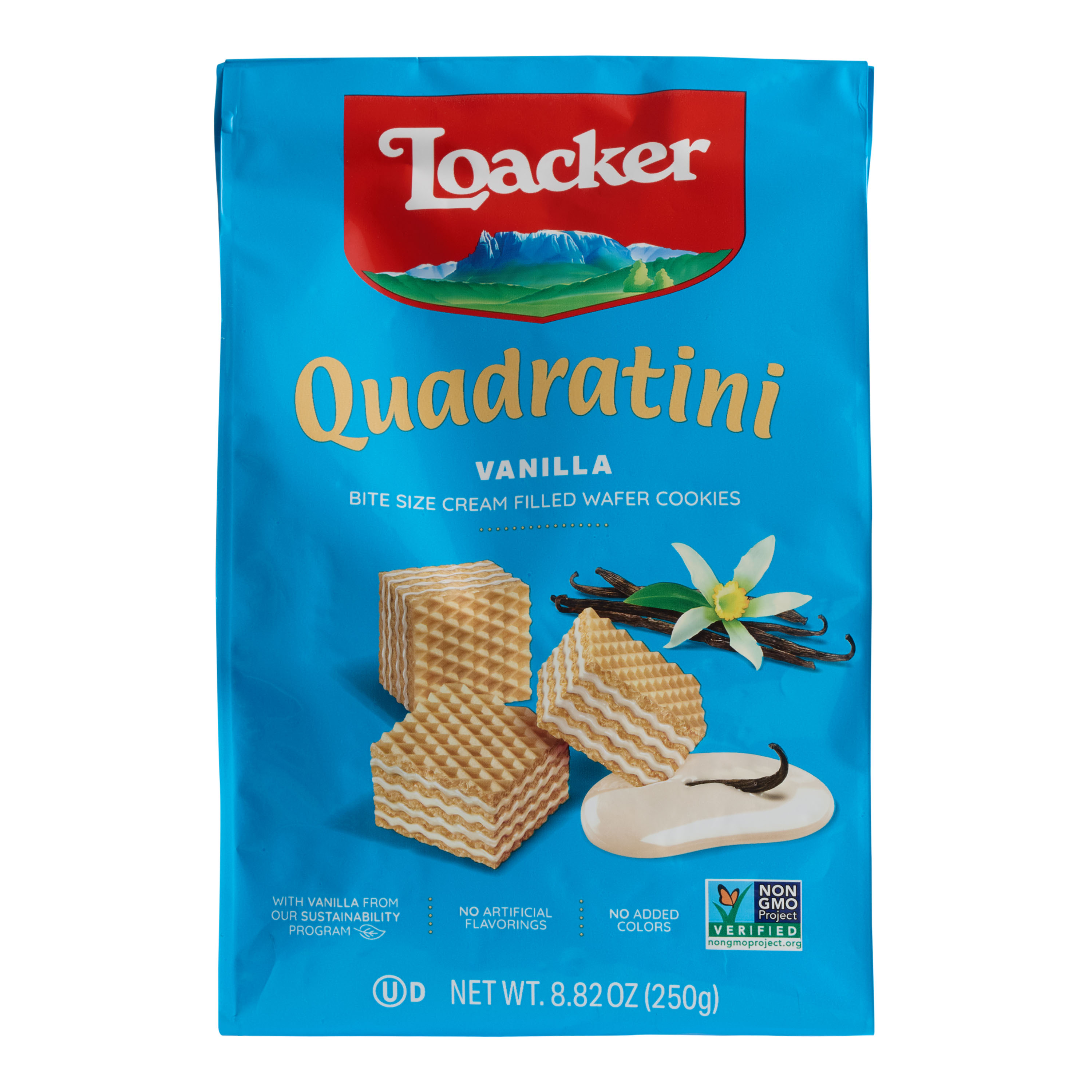 Loacker Quadratini Vanilla Wafer Cookies - World Market