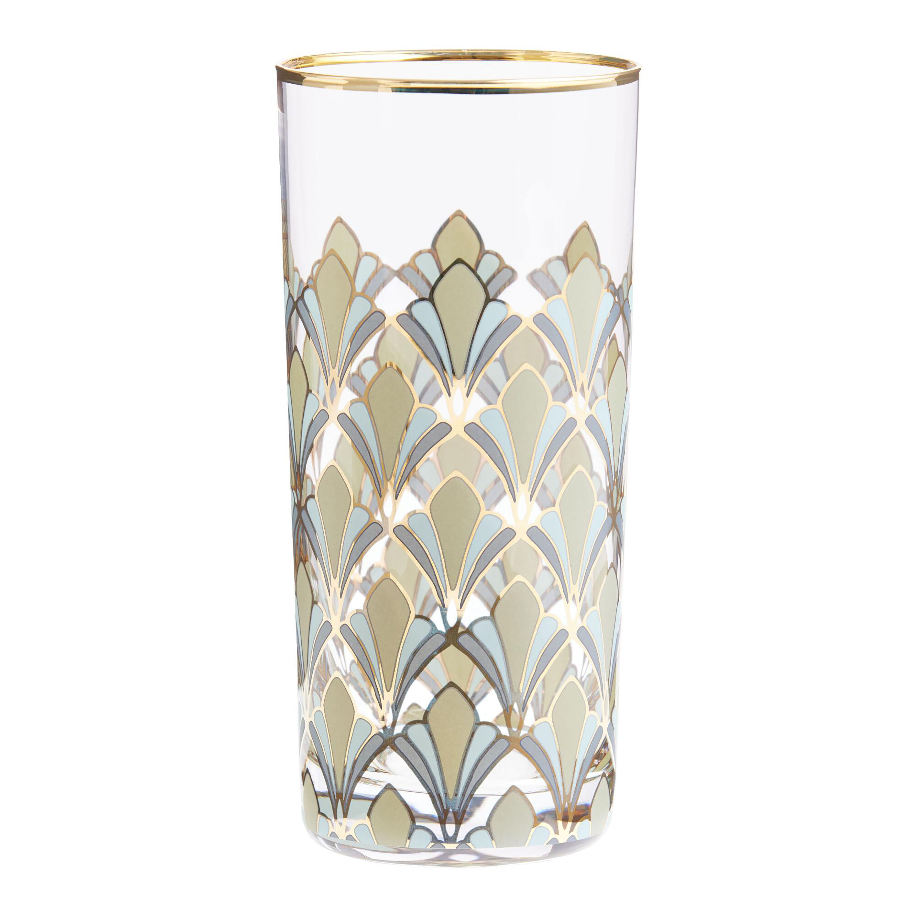 Gable Art Deco Highball Glass - World Market